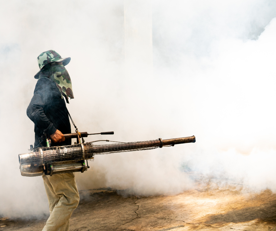 Mosquito Spraying the Green Army Way - Green Army